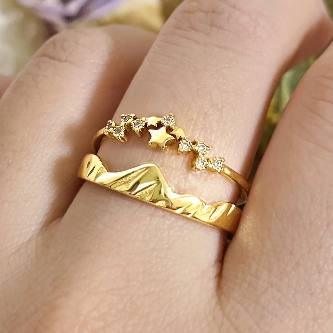18K Gold ACOTAR Feyre Ring