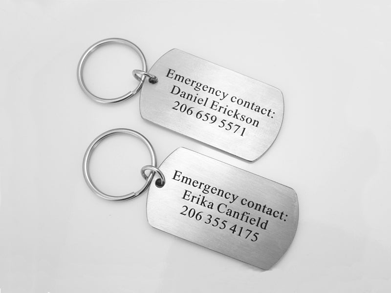 Emergency Keychain for Old Age or Children